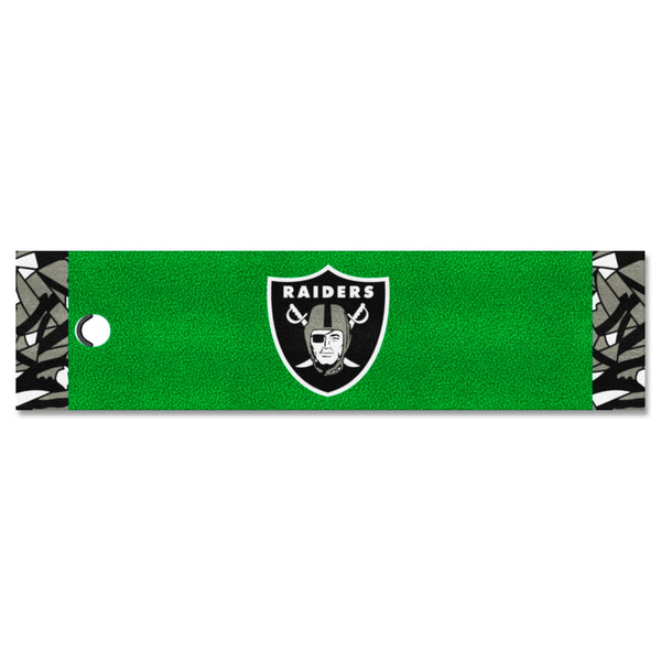 NFL - Las Vegas Raiders Putting Green Mat – Reality Check Xtreme