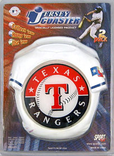 Texas Rangers Coaster Set Jersey Style CO – Reality Check Xtreme