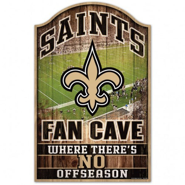 New Orleans Saints Sign 11x17 Wood Fan Cave Design – Reality Check Xtreme