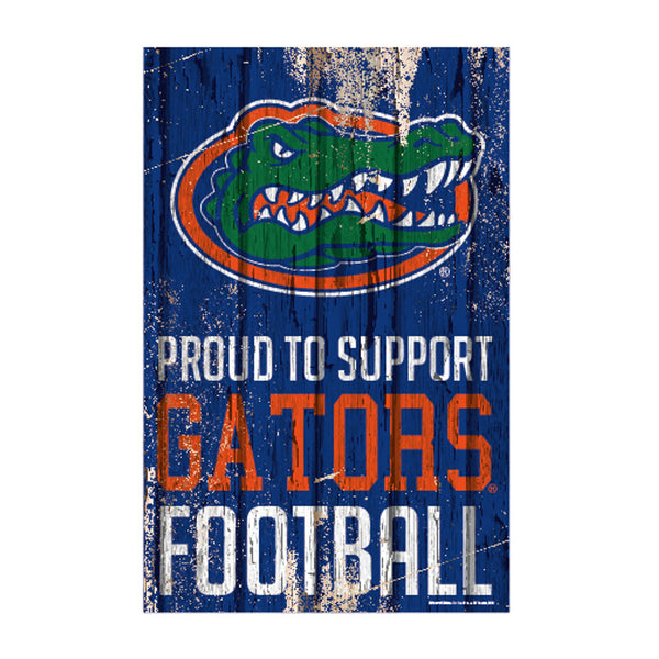 Florida Gators Sign 11x17 Wood Proud to Support Design – Reality Check ...